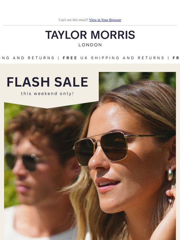 Taylor Morris Eyewear: FLASH SALE: 25% OFF | Milled