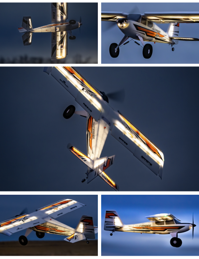 Tower Hobbies: New Release E-flite Night TImber X Evolution 1.2m BNF ...