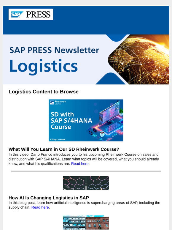 SAP Press: Soothe your SCM pain points with SAP S/4HANA. Learn how ...