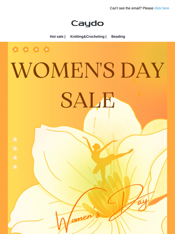 Caydo: 🌸Only 1 Days left! Grab 20% OFF to celebrate Women's Day! | Milled