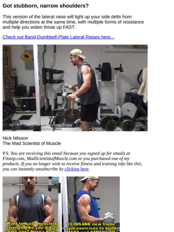 FitStep: Build wider side delts with THREE types of resistance at once ...
