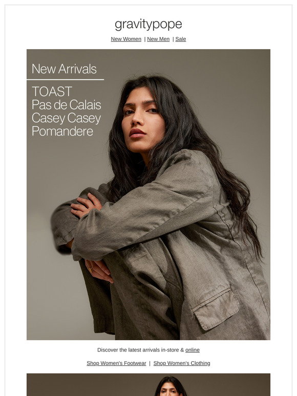 Gravity Pope: New in | Spring Womenswear Arrivals | Milled