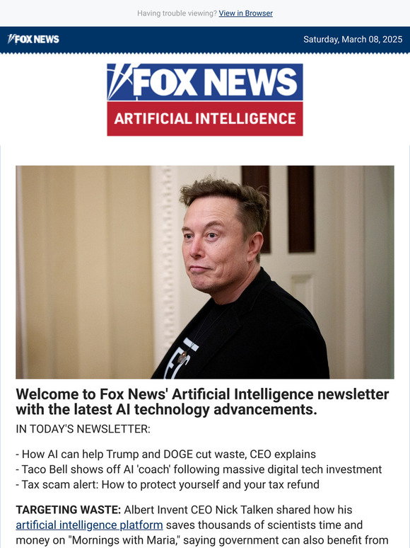 Fox News: Helping DOGE cut waste | Milled