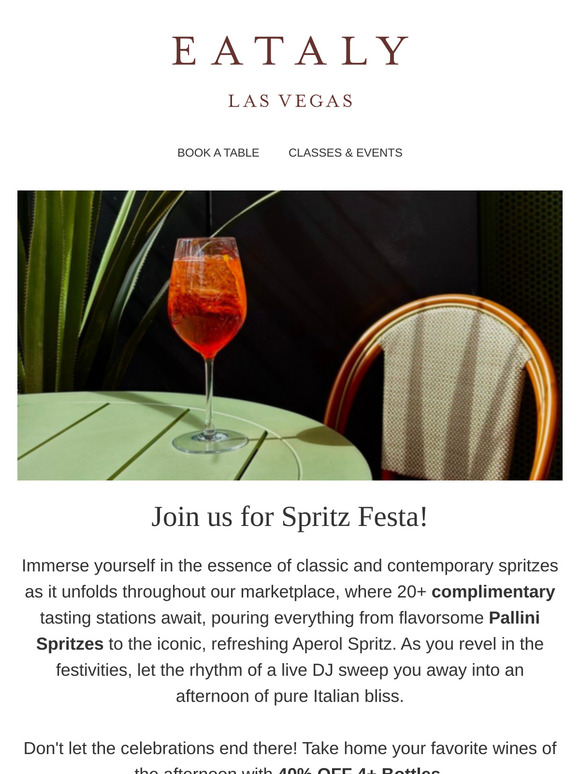 Eataly: Sip, Savor, and Celebrate! | Milled