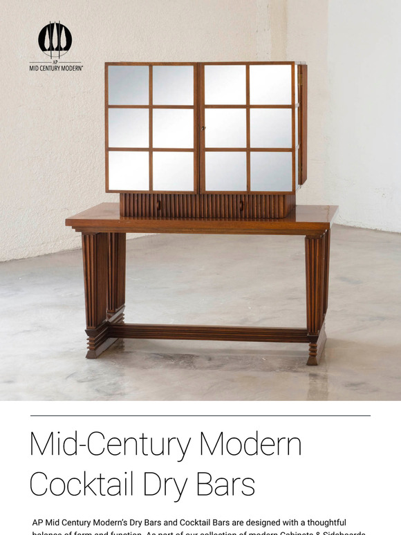 Authentic Provence: A Collection of Mid-Century Modern Dry Bars | Milled