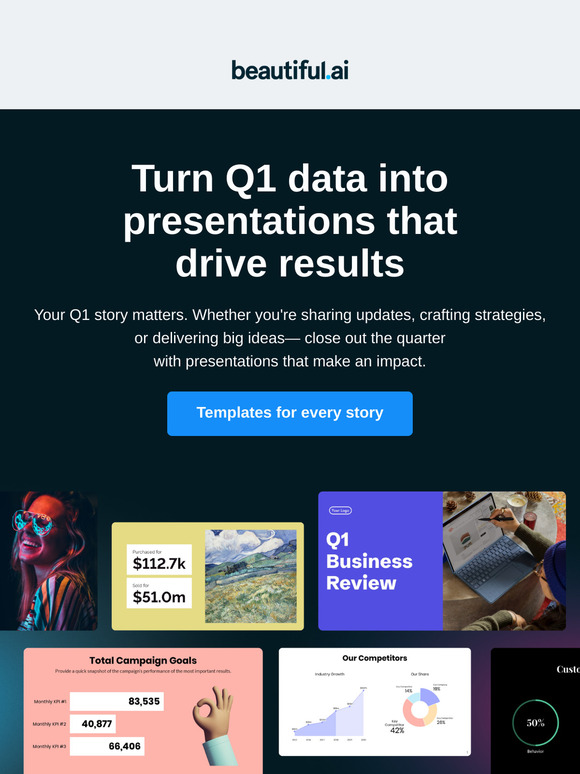 Beautiful.ai: Close out Q1 with presentation templates that deliver ...
