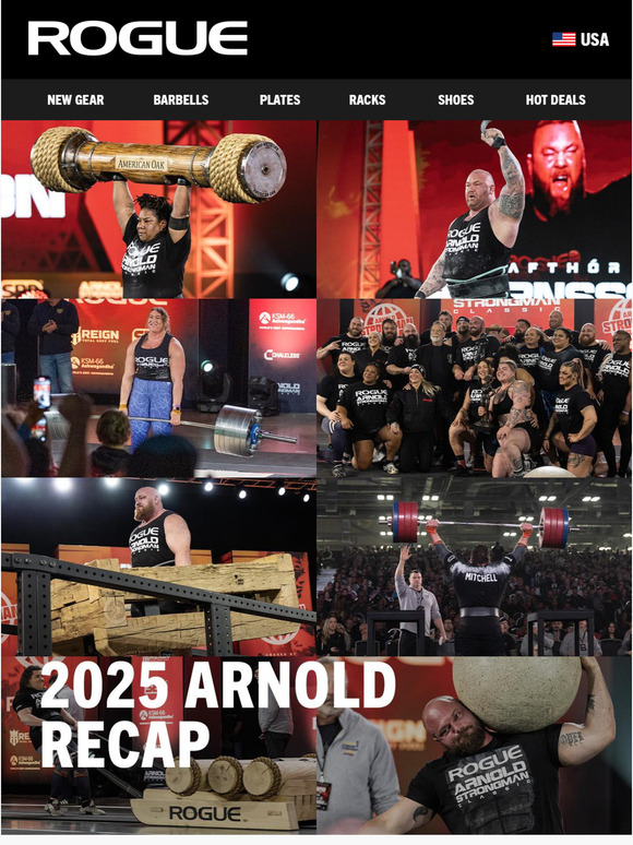 Rogue Fitness: 2025 Arnold Recap | Milled