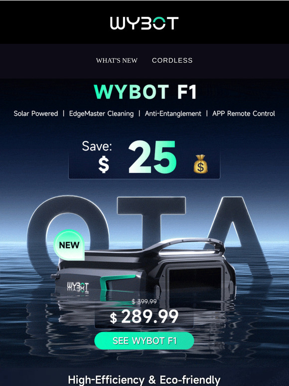 Wybot: 🚀Meet the WYBOT F1-Your Pool Surface Friends! | Milled