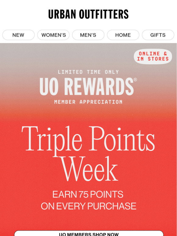 Urban Outfitters: UO Rewards Member Appreciation 🎉 | Milled