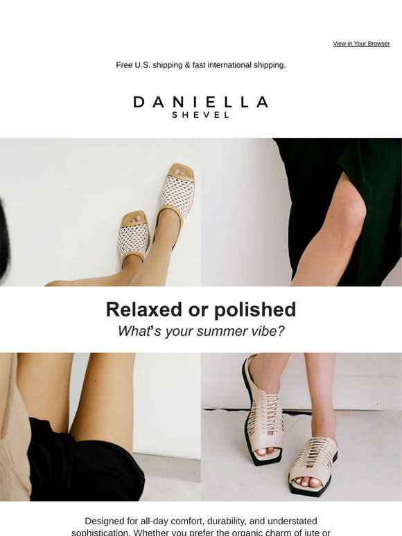 Daniella Shevel: The true classic slides—which one will you choose ...