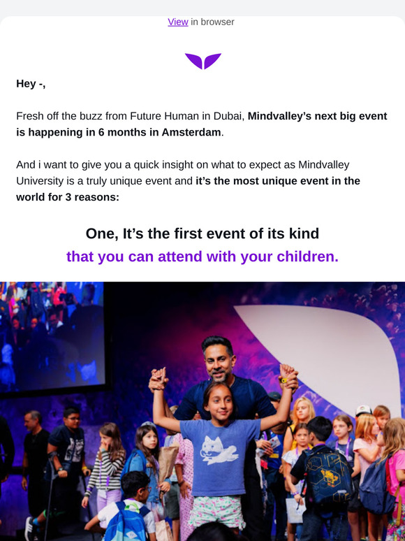 Mindvalley: Mindvalley University is back—bigger, bolder, and in ...