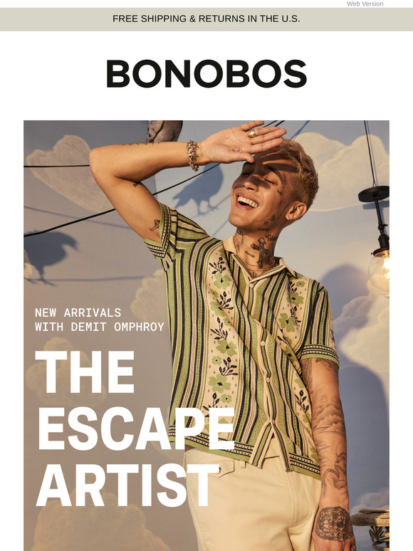 Bonobos: New Arrivals: Worn By Our Friend, Demit Omphroy | Milled