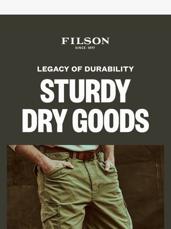 Filson: Pants with Military Heritage | Milled