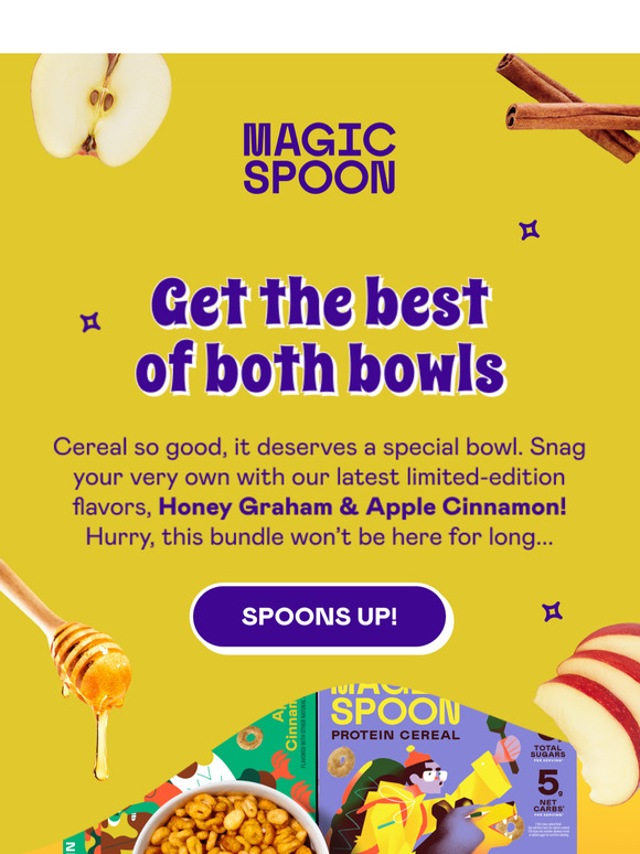Magic Spoon: Bundle big with Honey Graham & Apple Cinnamon! | Milled
