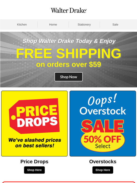 Walter Drake: Shop Walter Drake Today! | Milled