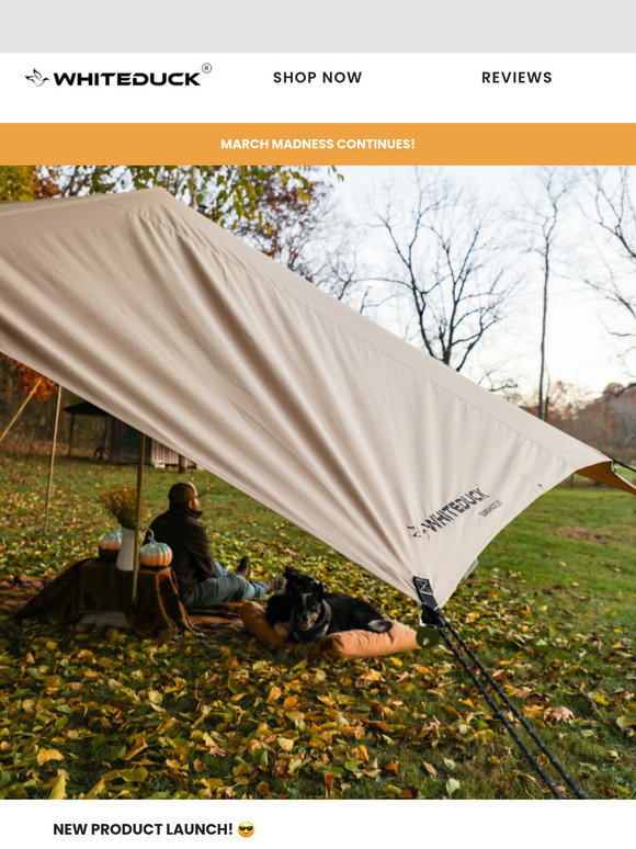 White Duck Outdoors: Introducing The Sunshade Tarp! | Milled