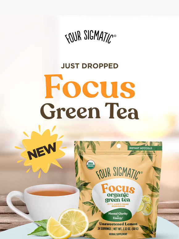 Four Sigmatic: Introducing Focus Green Tea | Milled