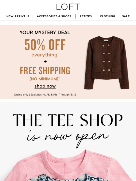 Loft: Tee time! Our shop is officially open☀️ | Milled