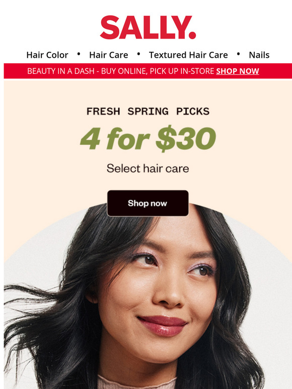 Sally Beauty: Lock in your hair routine with 4 for $30 hair care | Milled