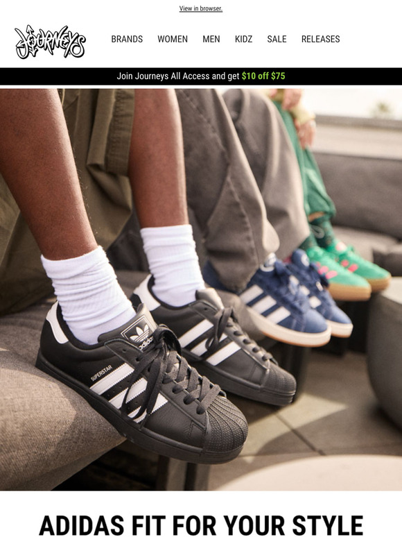 Journeys Email Newsletters: Shop Sales, Discounts, and Coupon Codes