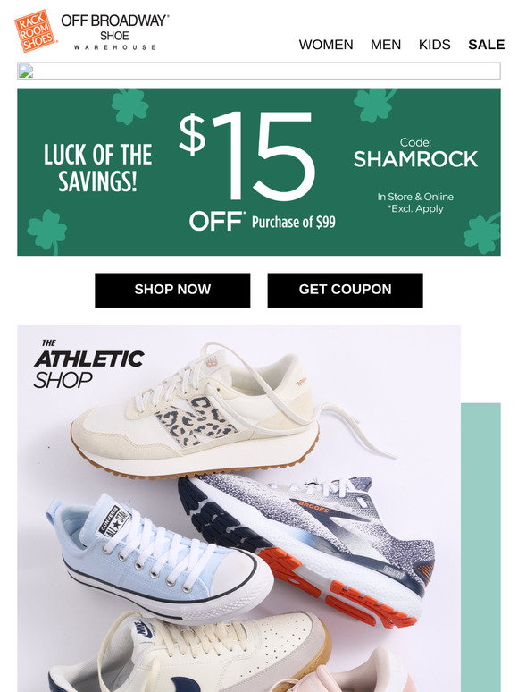 Rack Room Shoes: Here's $15 OFF | Milled