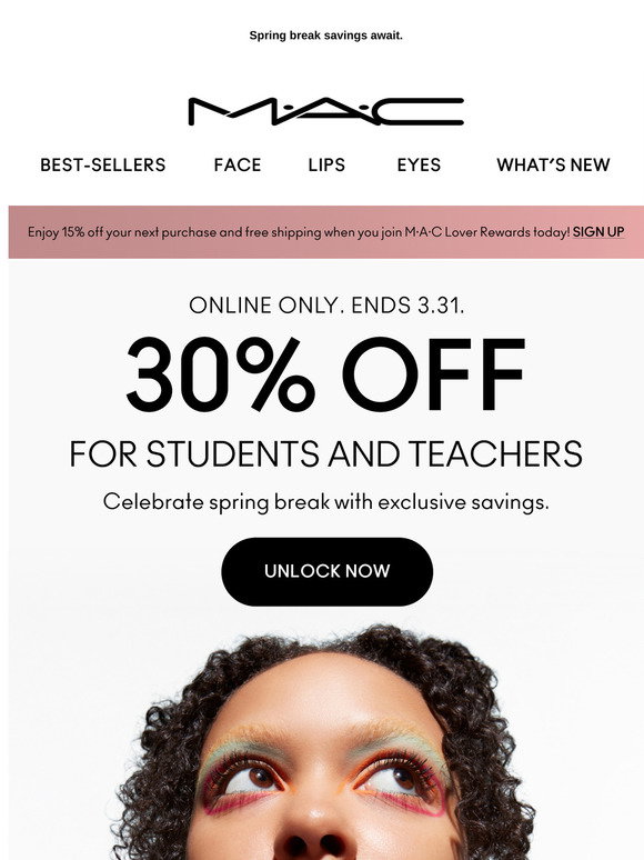 M·A·C Email Newsletters: Shop Sales, Discounts, and Coupon Codes