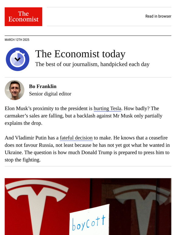 The Economist: Are Musk’s antics hurting Tesla? | Milled