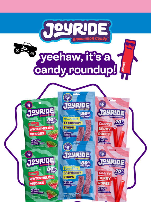 Joyride Sweets: wanted: the best candy on earth 🌎🍬 | Milled
