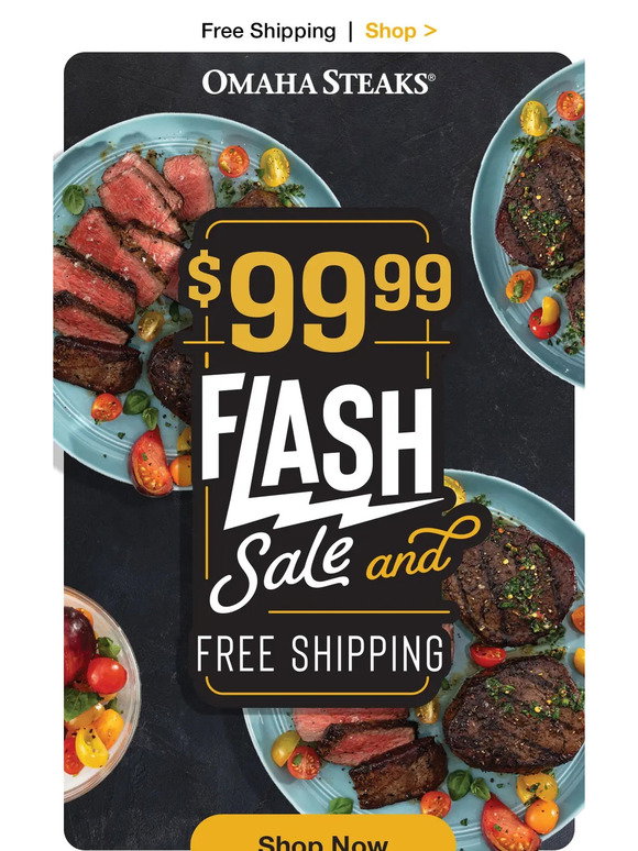 Omaha Steaks: Did you know there’s a $99.99 Flash Sale w/ FREE shipping ...