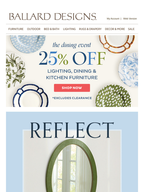 Ballard Designs: Your room looks good at every angle | Milled