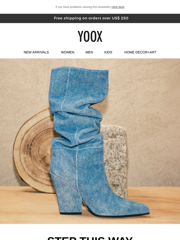 YOOX: 👢 Cowboy boots, ballet flats, wedges and more >> | Milled