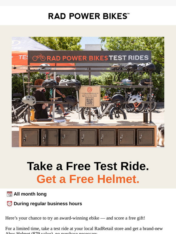 Rad Power Bikes: Take a Free Test Ride 🎁 Get a Free Helmet | Milled