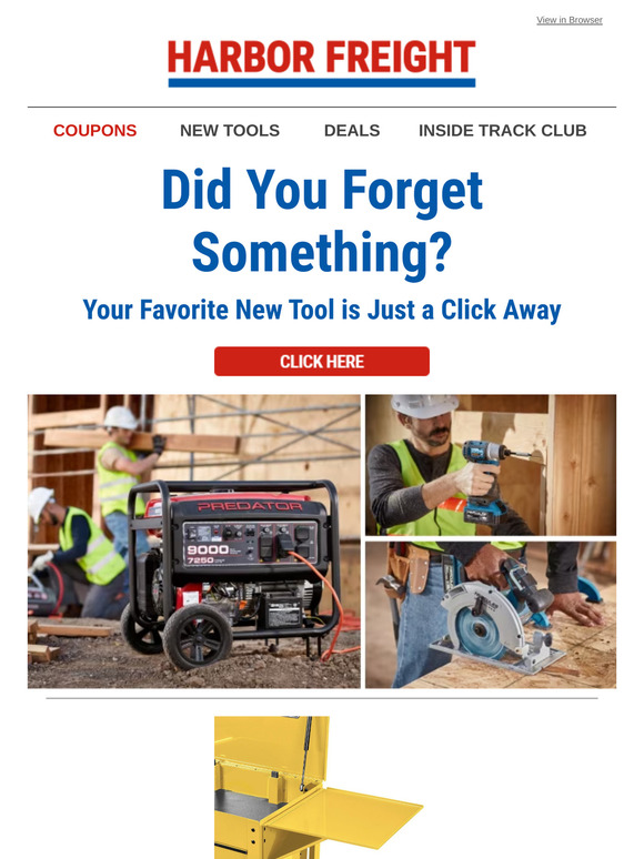 Harbor Freight: Your recently viewed items | Milled