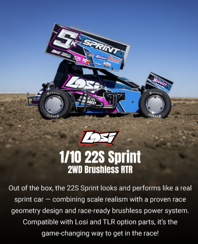 Tower Hobbies: Get Ready to Race with the New Losi 1/10 22S Sprint 2WD ...