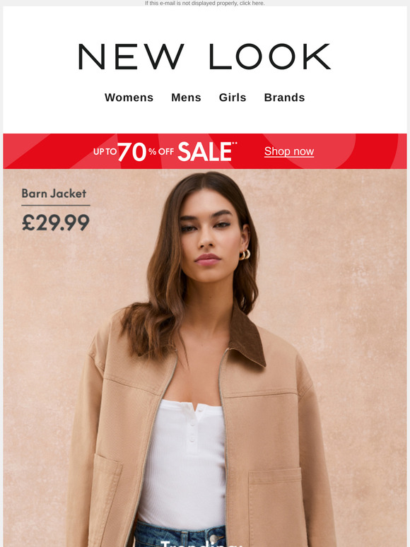New Look Email Newsletters: Shop Sales, Discounts, and Coupon Codes