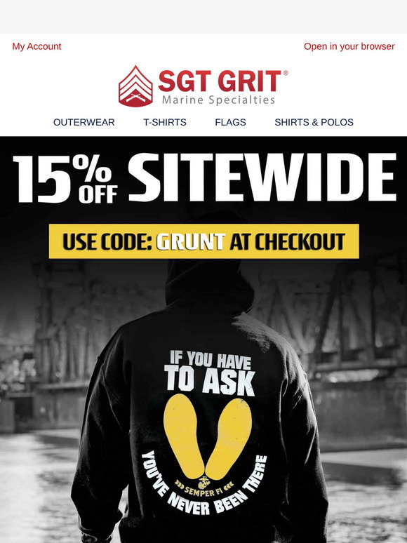 Sgt. Grit Marine Specialties: Where It All Began!—Shop USMC Yellow ...