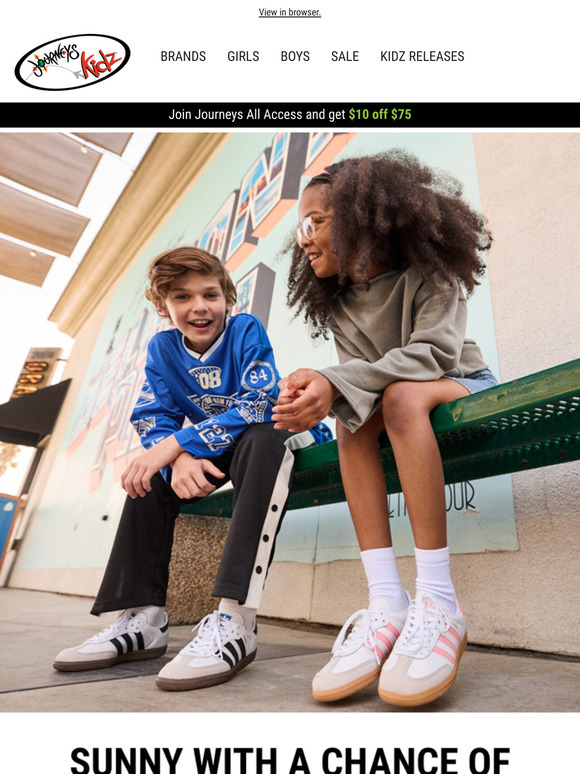 Journeys Email Newsletters: Shop Sales, Discounts, and Coupon Codes