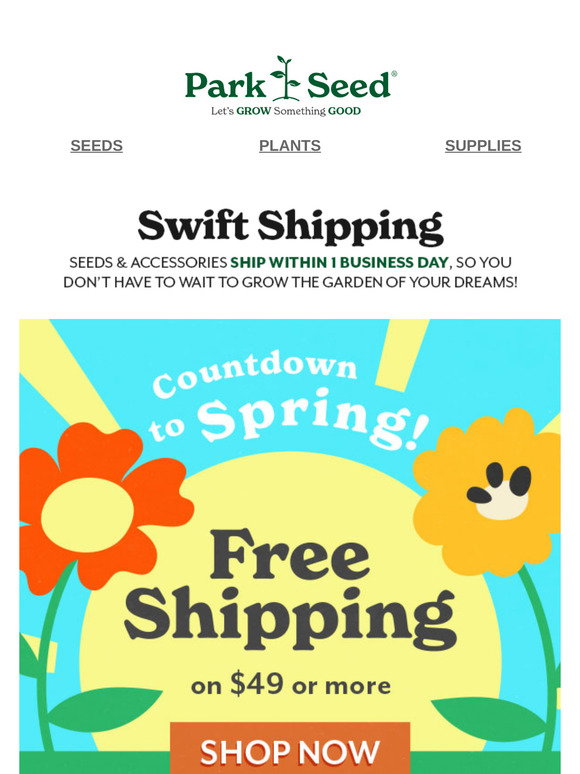 Seeds Free Shipping