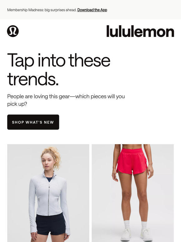 lululemon Email Newsletters: Shop Sales, Discounts, and Coupon Codes