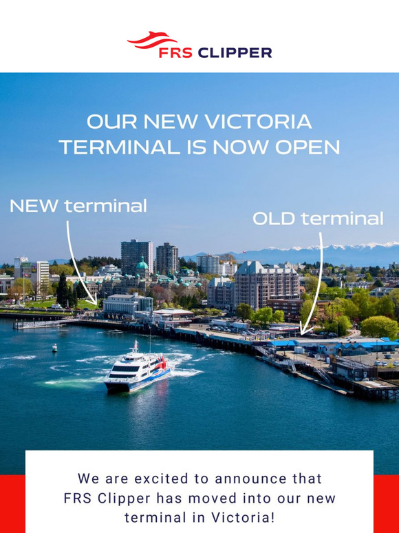 Victoria Clipper: Our New Terminal in Victoria is Now Open! | Milled