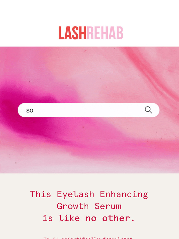 The Lash Rehab: There's a reason this serum has gone VIRAL 💖 | Milled