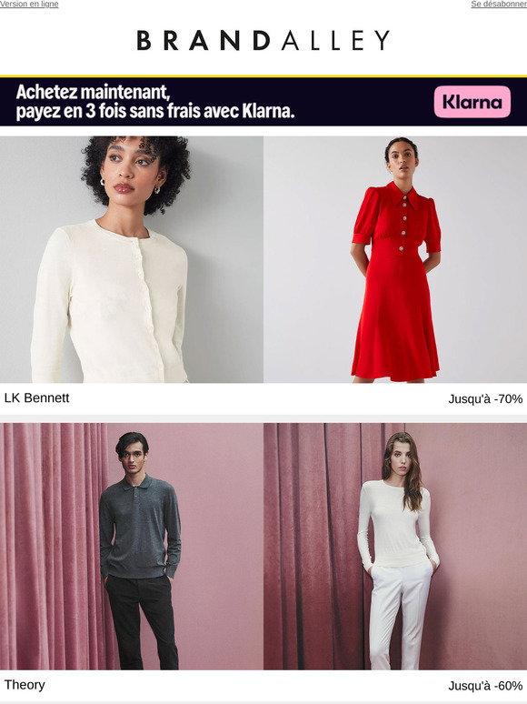 BrandAlley: LK Bennett, Theory, Part Two & Pyjama Sexy | Milled