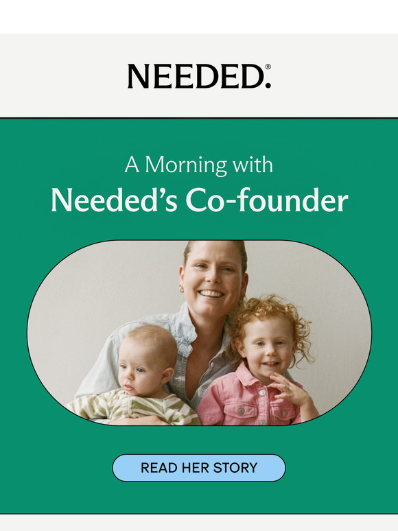 Needed: 👀 A peek into our CEO mom's daily routine. | Milled