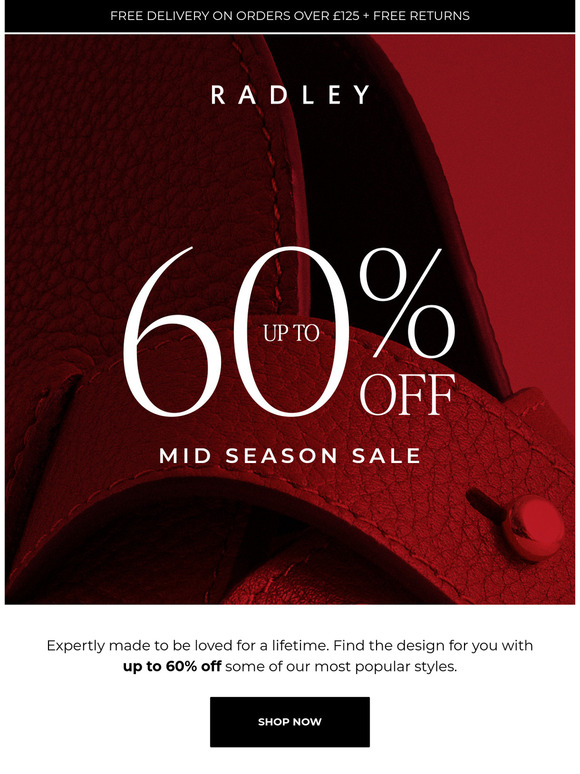 Radley: Most-loved styles up to 60% off | Milled