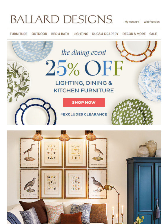 Ballard Designs: The upgrade your walls are begging for | Milled