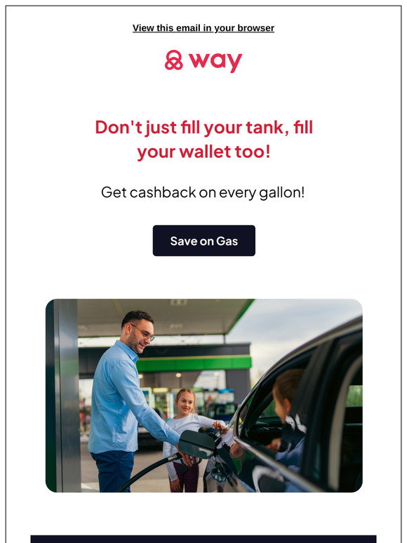 Way: — Your next fuel-up comes with cashback! ⛽💰 | Milled