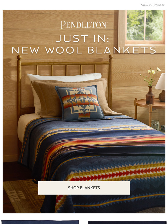 Pendleton: Spotlight on: the Mystic Lake Blanket | Milled