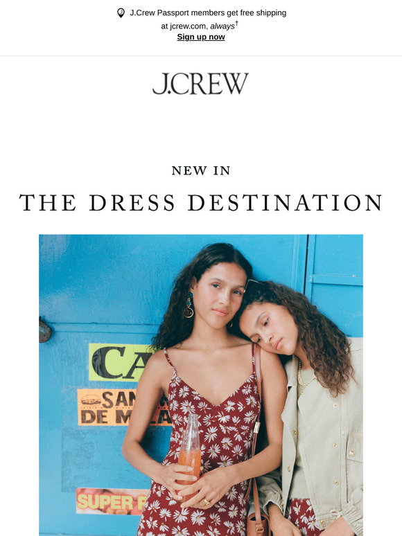 J.Crew: Our spring uniform: easy new dresses | Milled