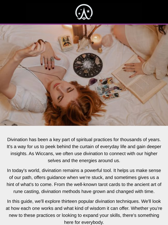 Wicca Academy: Learn about different types of divination 🔮 | Milled
