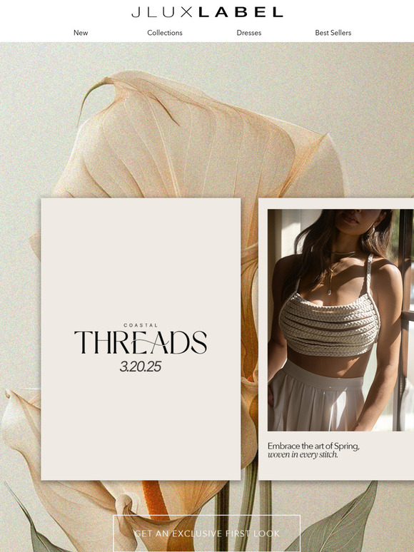 JLUXLABEL: First Look at Coastal Threads Collection | Milled